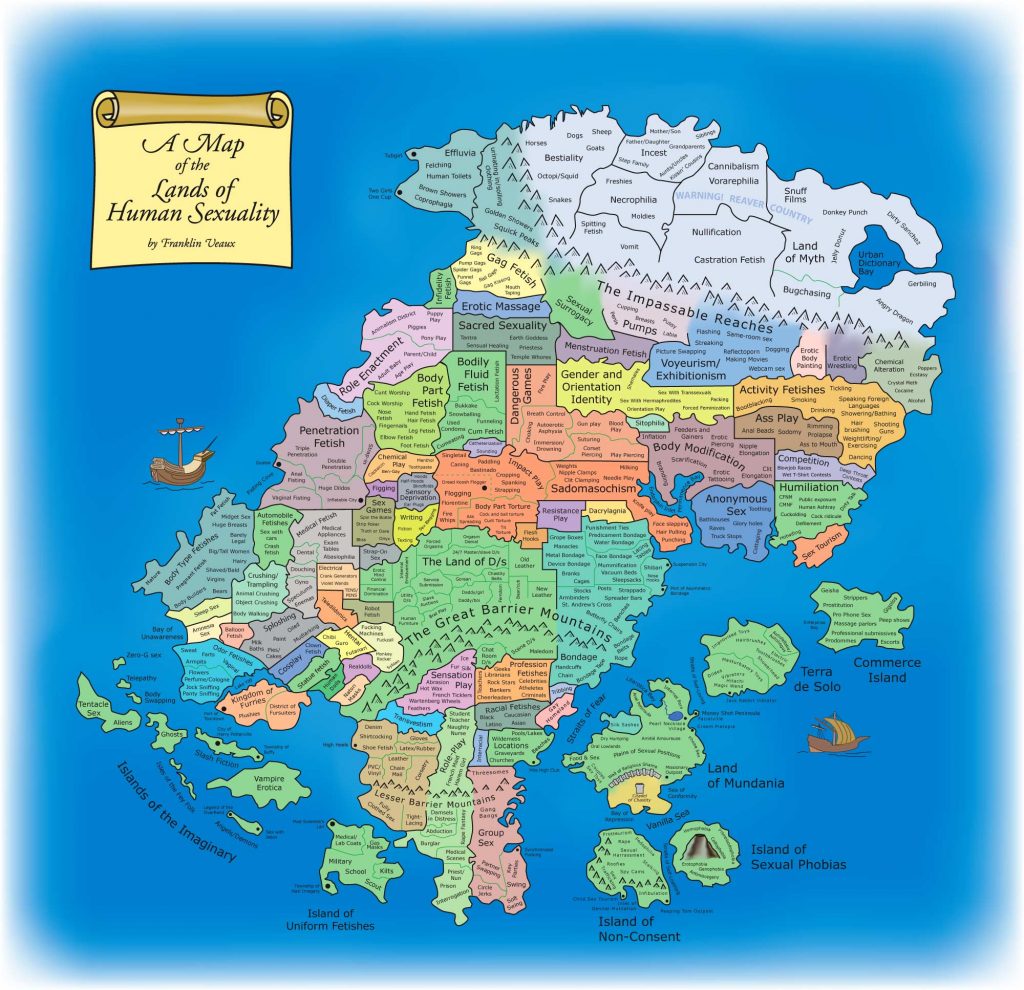 Just for fun: Kink Map! • Kinky Tiger